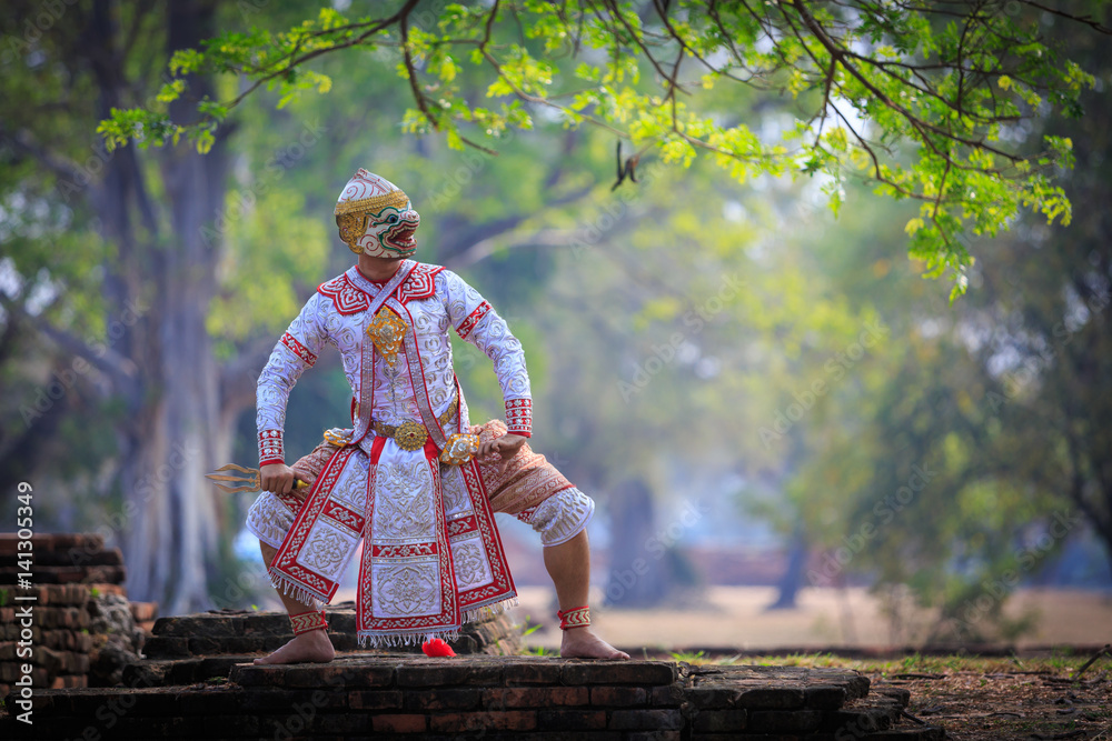 Khon masked dance drama of Thailand, Khon is traditional dance drama ...