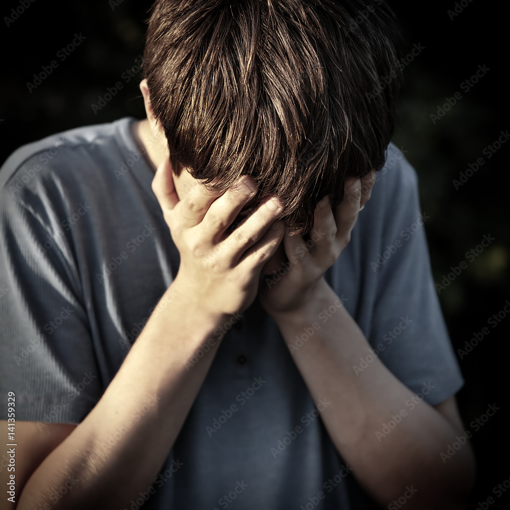 Sad Young Man Stock Photo | Adobe Stock
