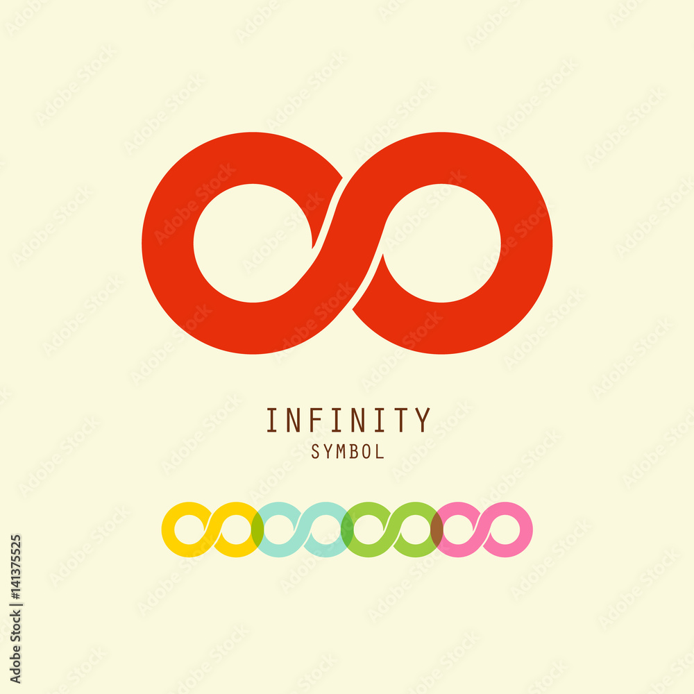 Infinity Symbol. Vector Endless Icons Set. Stock Vector | Adobe Stock