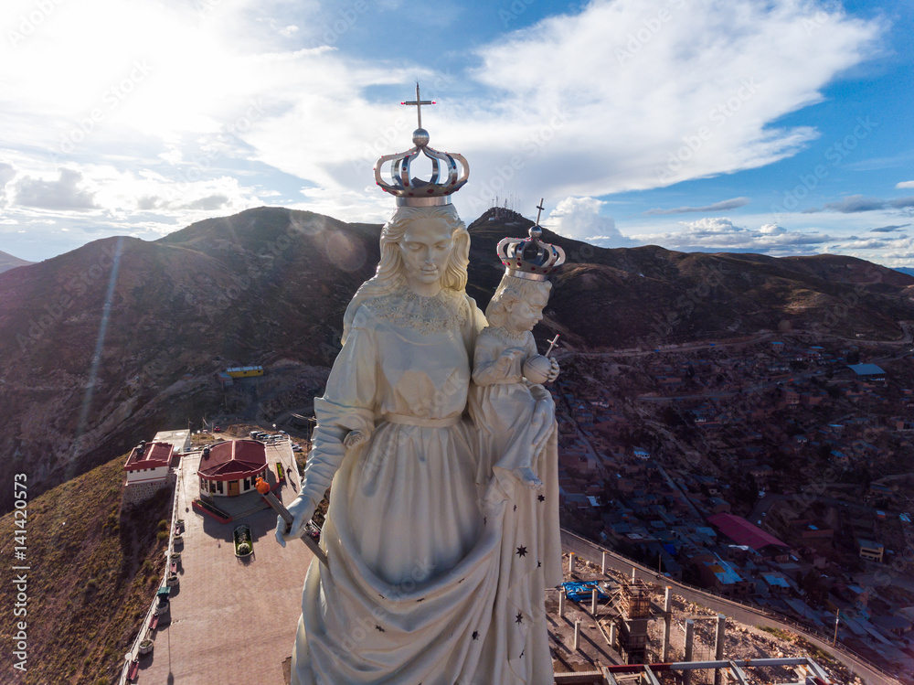 Virgen de Socabon in Oruro, Bolivia Stock Photo | Adobe Stock