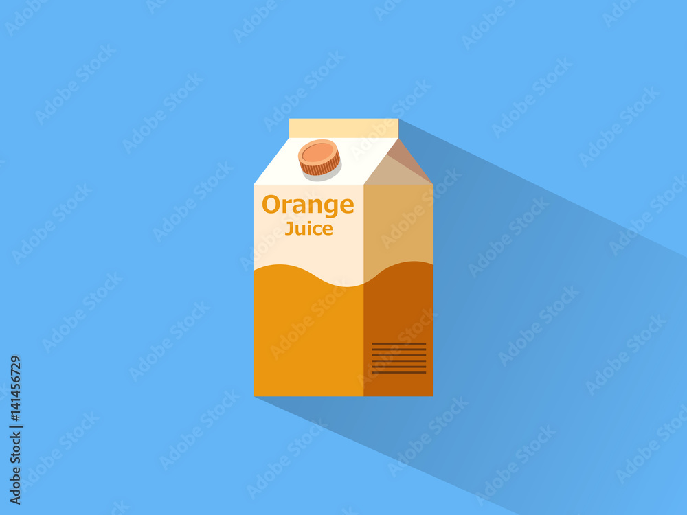 Juice Box Icon Stock Vector | Adobe Stock