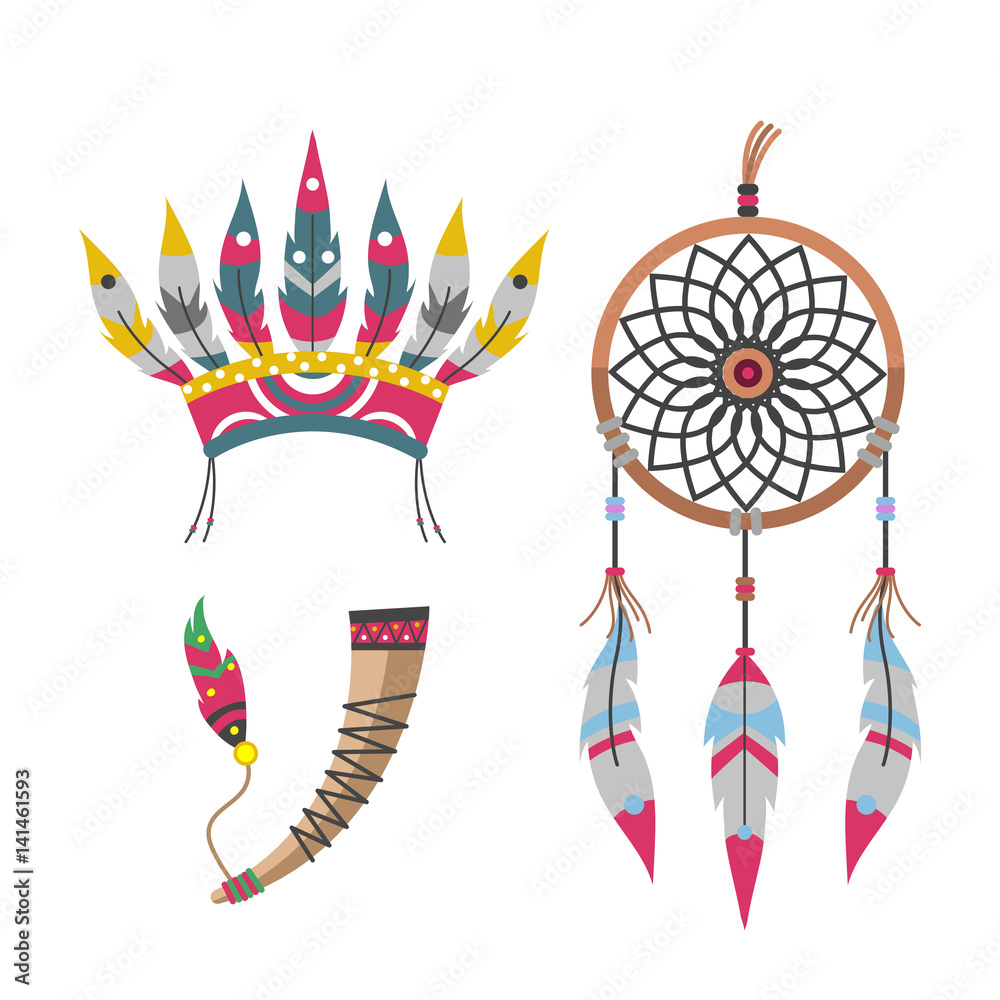 Native American Feather Art