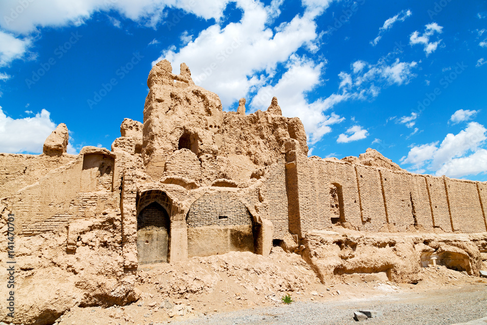 in iran near the castle brick Stock-Foto | Adobe Stock
