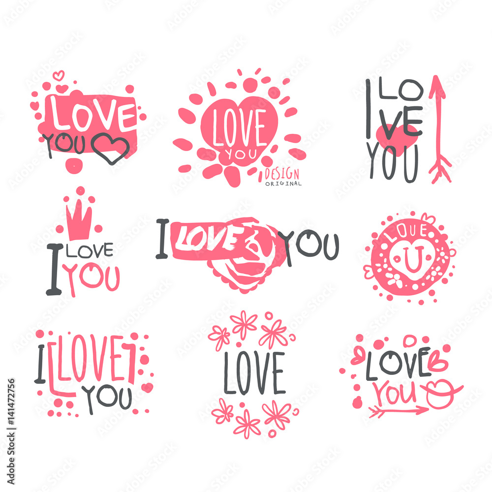 I Love You Stencils