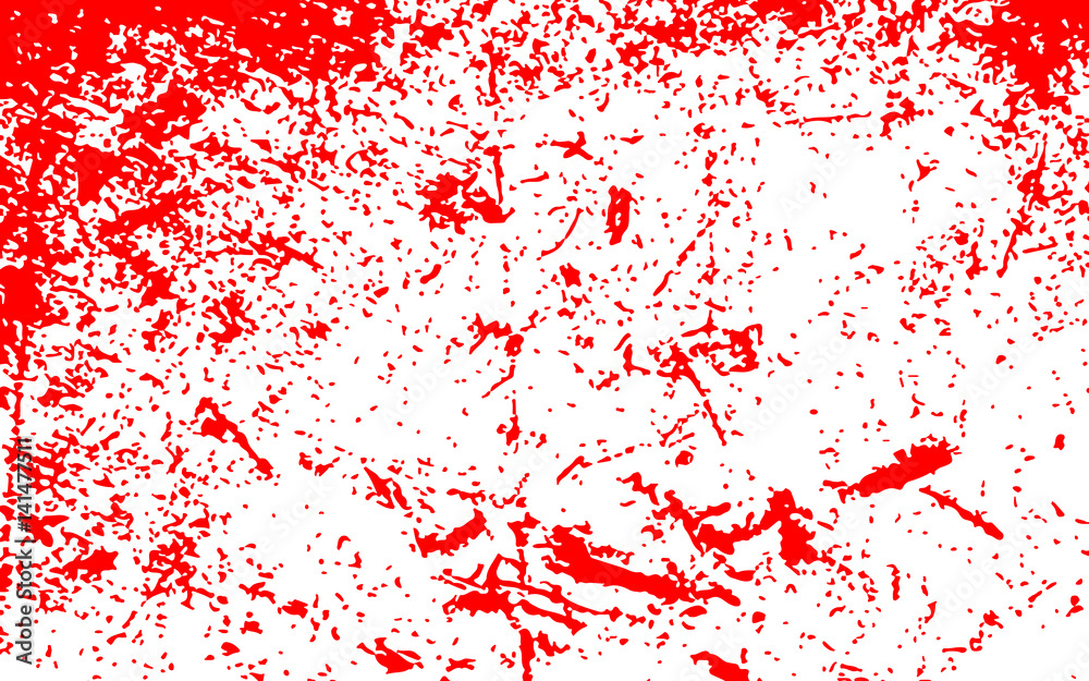paint red color smeared. blood splashes. white background. grunge ...