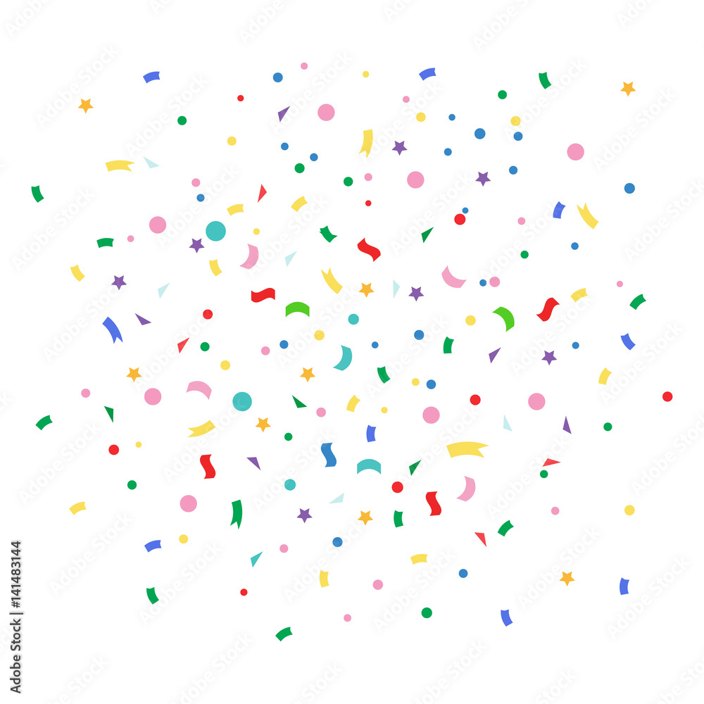 Confetti Vector Explosion