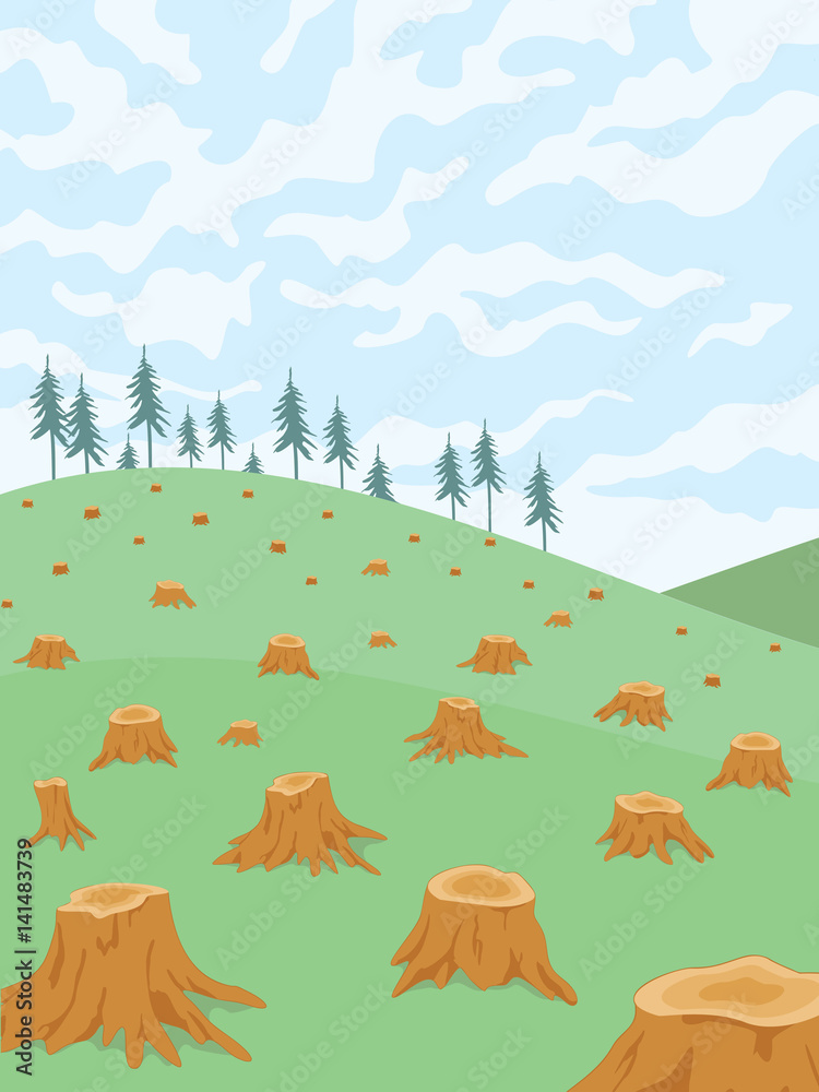 Cut Down Forest
