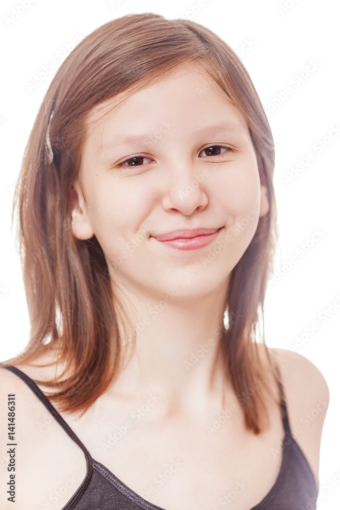 attractive teenage girl Stock Photo | Adobe Stock