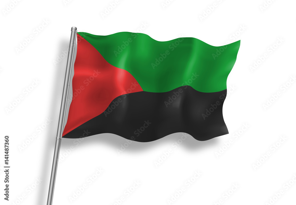 Drapeau de la Martinique indépendante en qualité vectorielle Stock ...