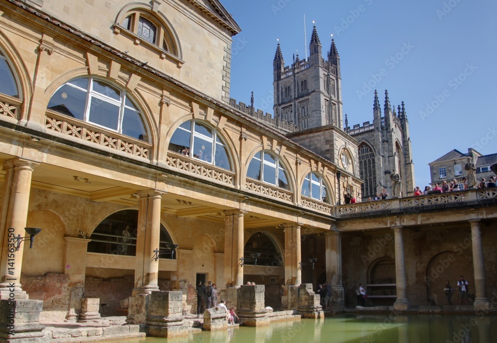 Rues, places et monuments de la ville de Bath Stock Photo | Adobe Stock