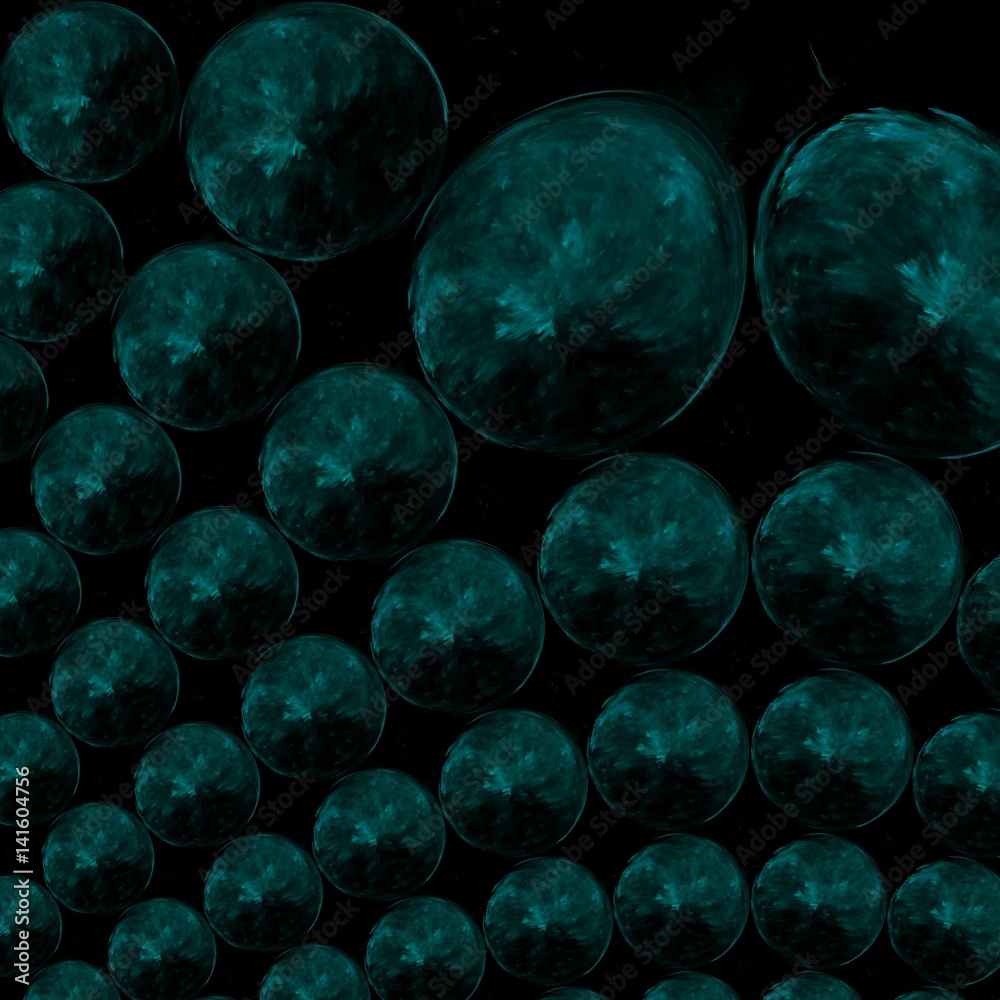 Dark blue bubbles abstract background Stock Photo | Adobe Stock