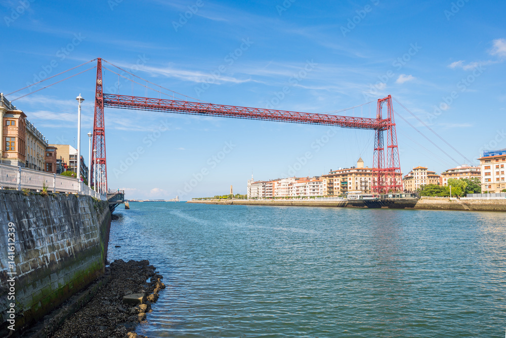 The Vizcaya Bridge is a transporter bridge that links the towns of ...