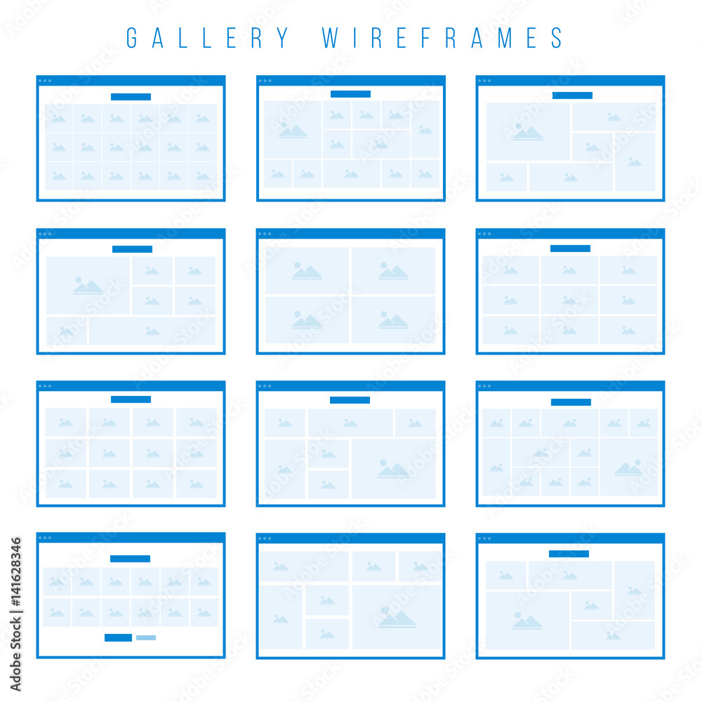 Poster Gallery Wireframe components for prototypes. – Wall Art | UkPosters