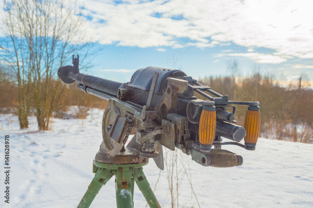 Poster a heavy machine gun of world war II. – Wall Art | UkPosters