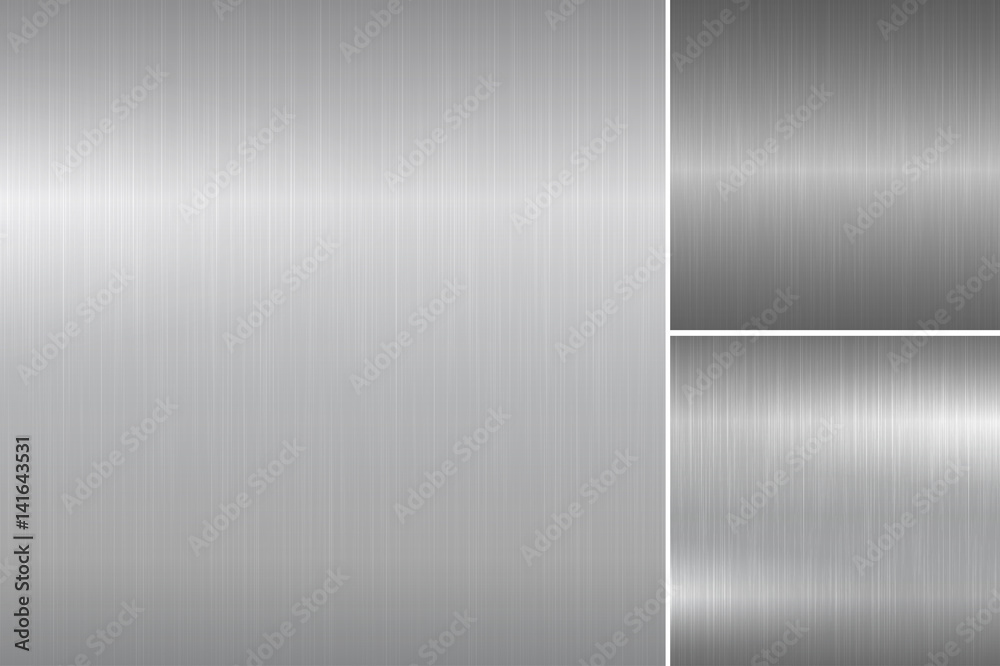 Brushed metal textures. Stock Vector | Adobe Stock