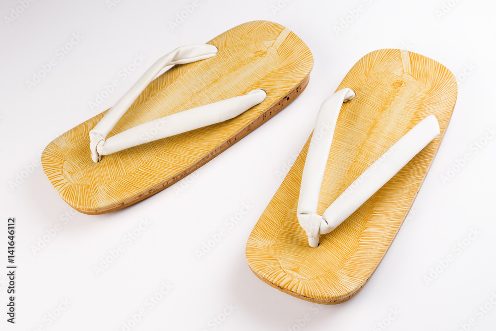 japanese bamboo slippers Stock Photo | Adobe Stock