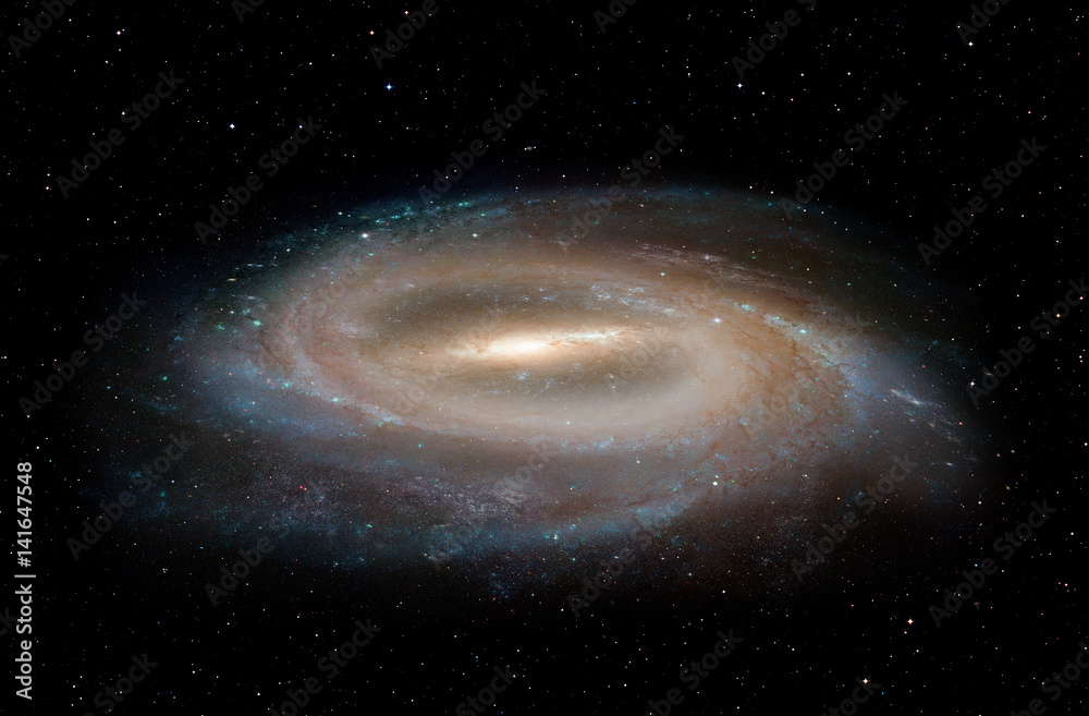 Barred Spiral Galaxy Milky Way