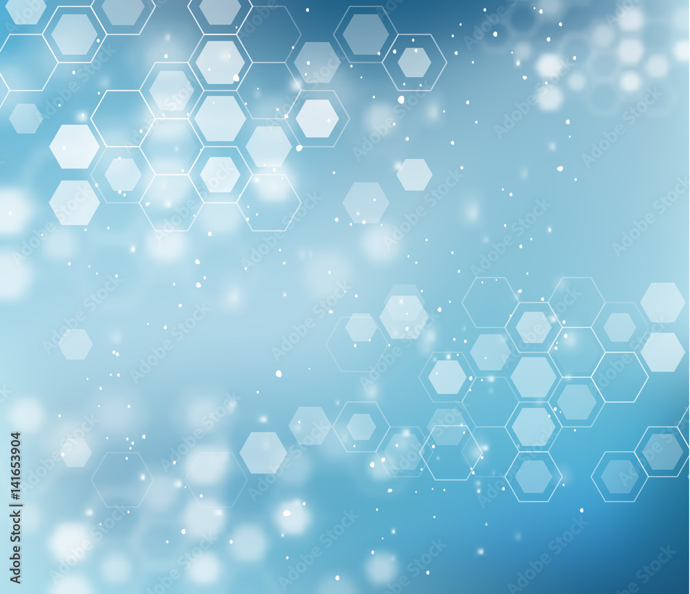 Abstract science vector background. Stock Vector | Adobe Stock