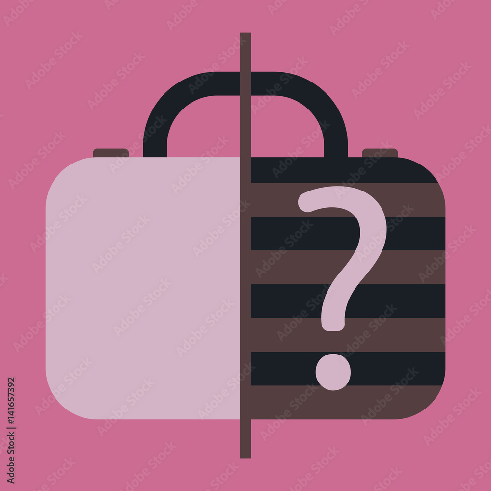 Icon in flat design for airport Baggage scanner Stock Vector | Adobe Stock