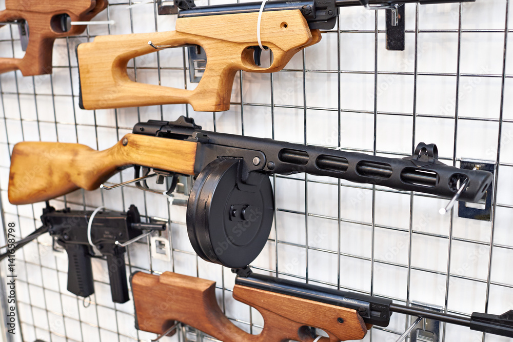 Soviet submachine gun Shpagin PPSh-41 Stock Photo | Adobe Stock