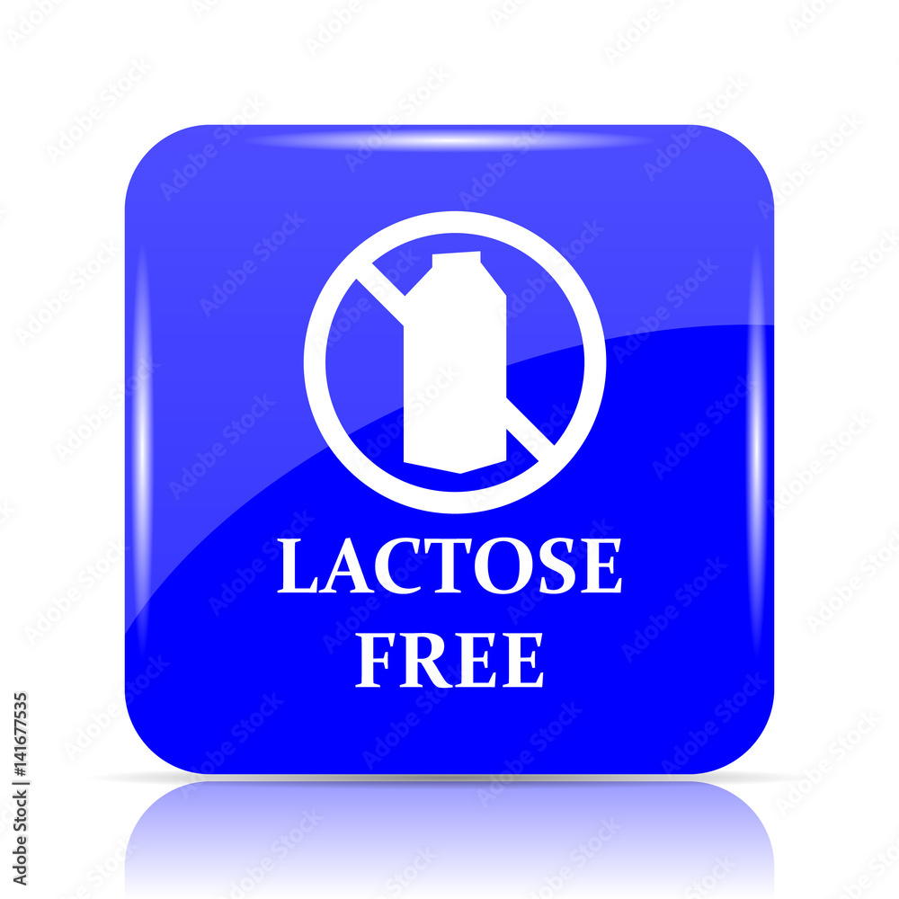 Lactose free icon Stock Illustration | Adobe Stock