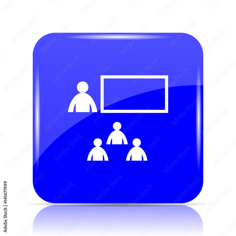 Presenting icon Stock Illustration | Adobe Stock