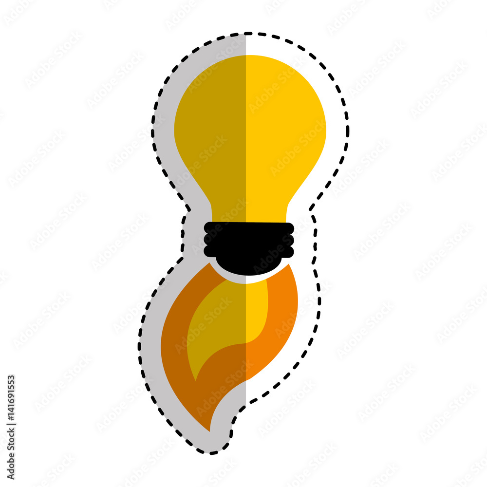 bulb light start up isolated icon vector illustration design Stock ...