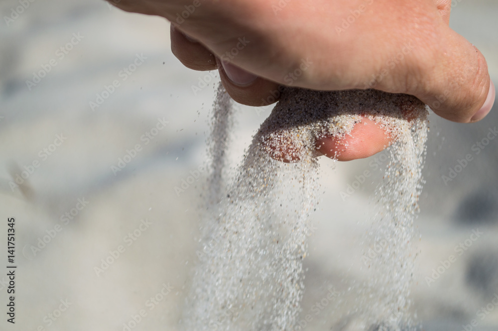 Time Running Like Sand through My Hand – Summer at a Beach in the ...