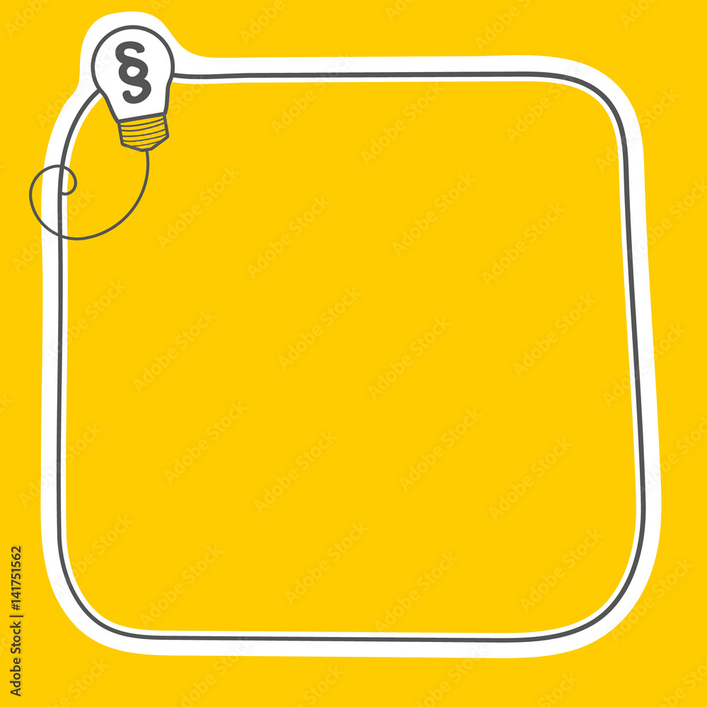 Hand written text box for your text and paragraph symbol Stock Vector ...