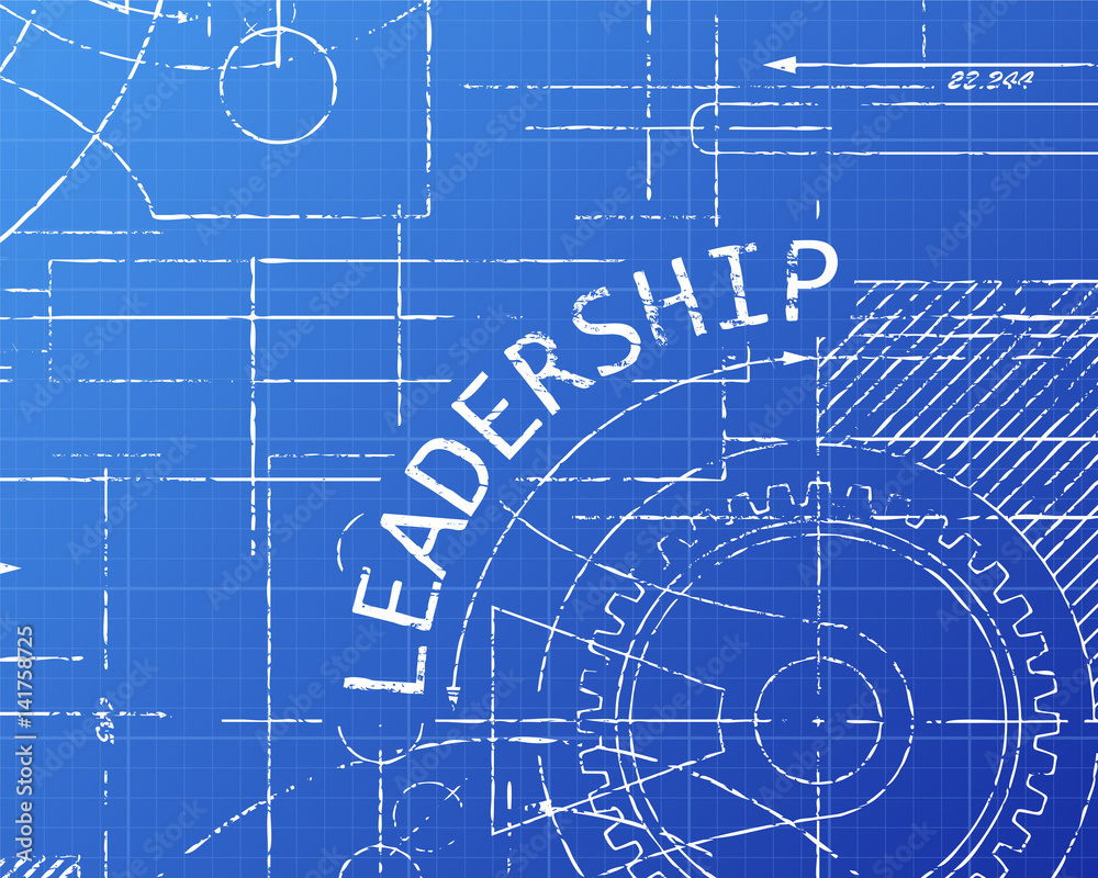 Leadership Blueprint Machine Stock Vector | Adobe Stock