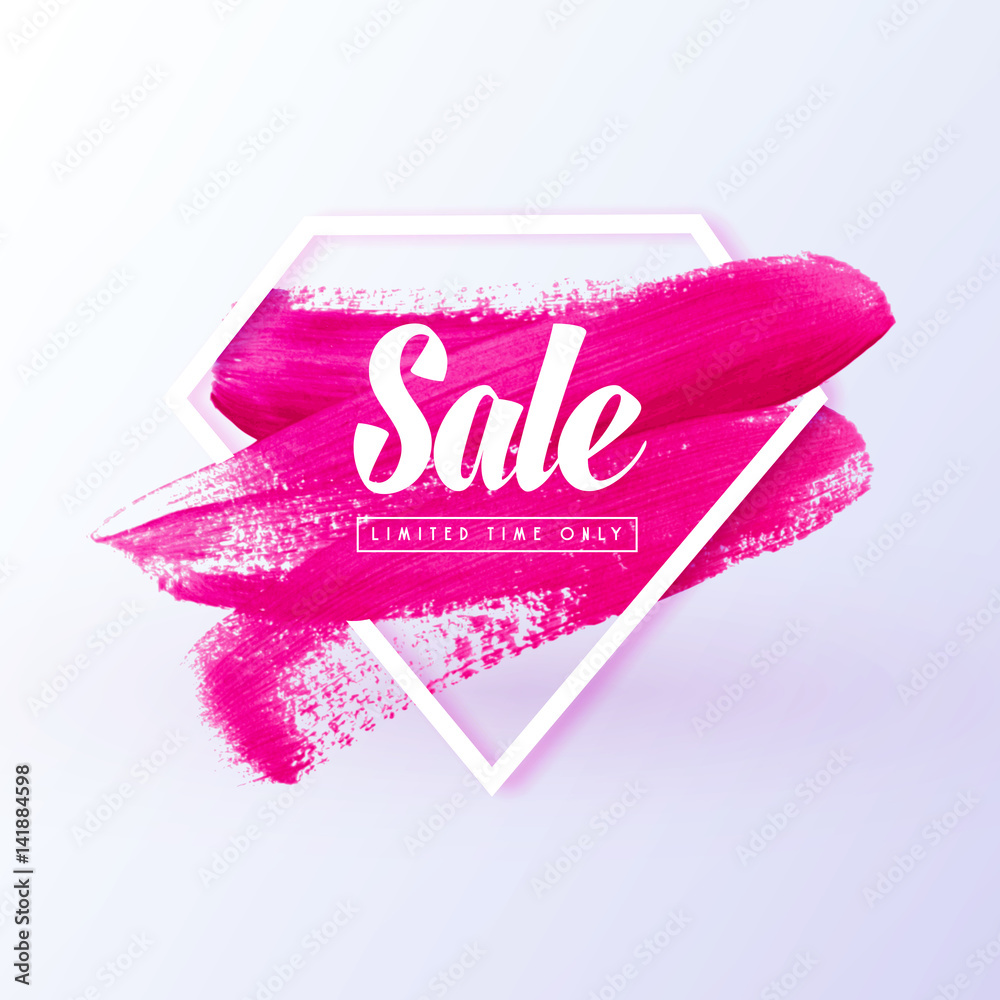 Pink Sale Banner