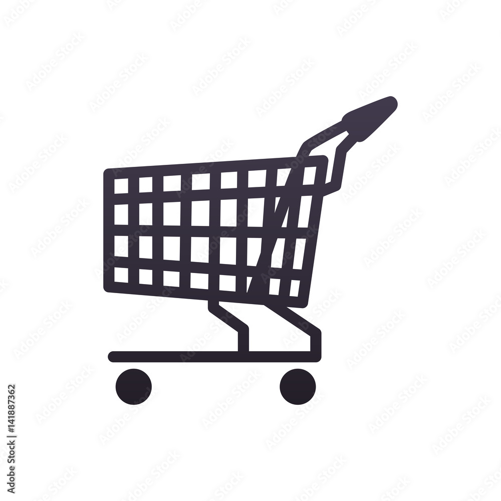 Shopping cart symbol icon vector illustration graphic design Stock ...