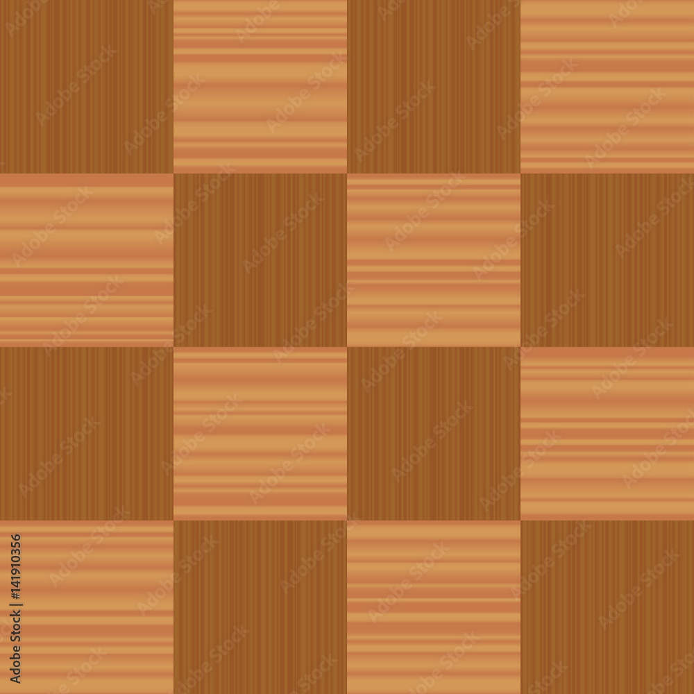 Checkerboard pattern parquet - vector illustration of a popular ...