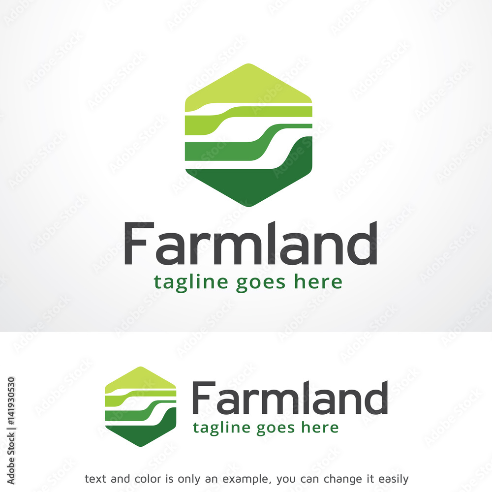 Vetor de Abstract Framland Logo Template Design Vector, Emblem, Design ...