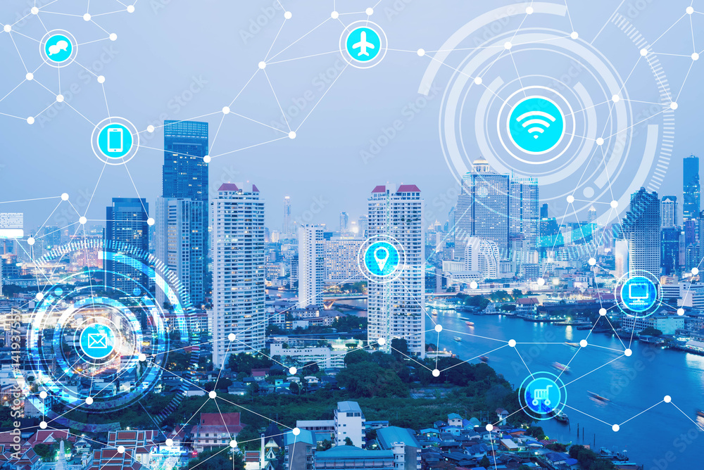 icons of wifi, internet, communication, travel, computer and kinds of ...