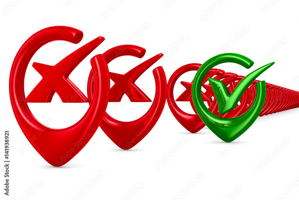 big positive symbol on white background. Isolated 3D image Stock Photo ...