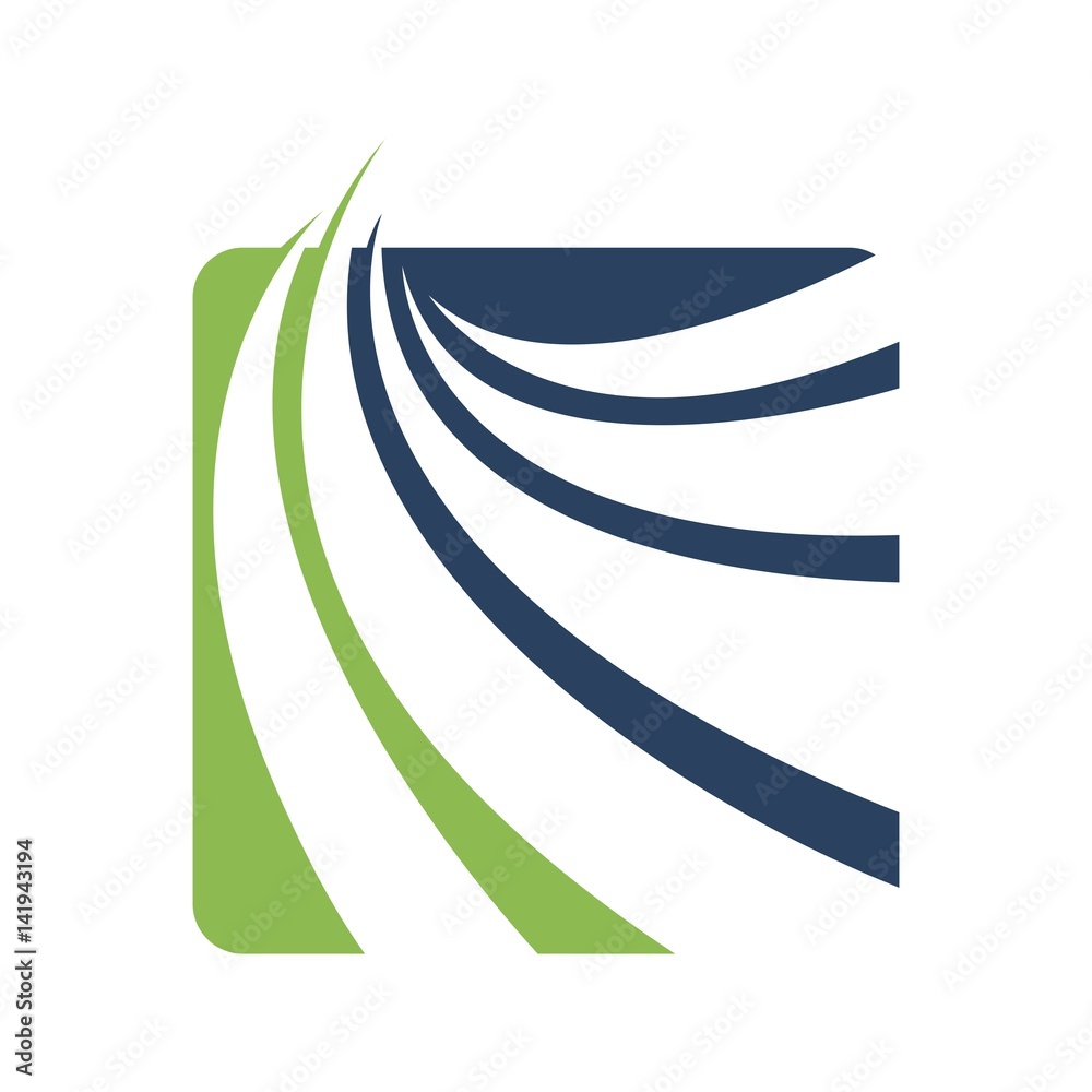 ABSTRACT GREEN ACCOUNTING FINANCIAL MANAGEMENT LOGO DESIGN TEMPLATE ...