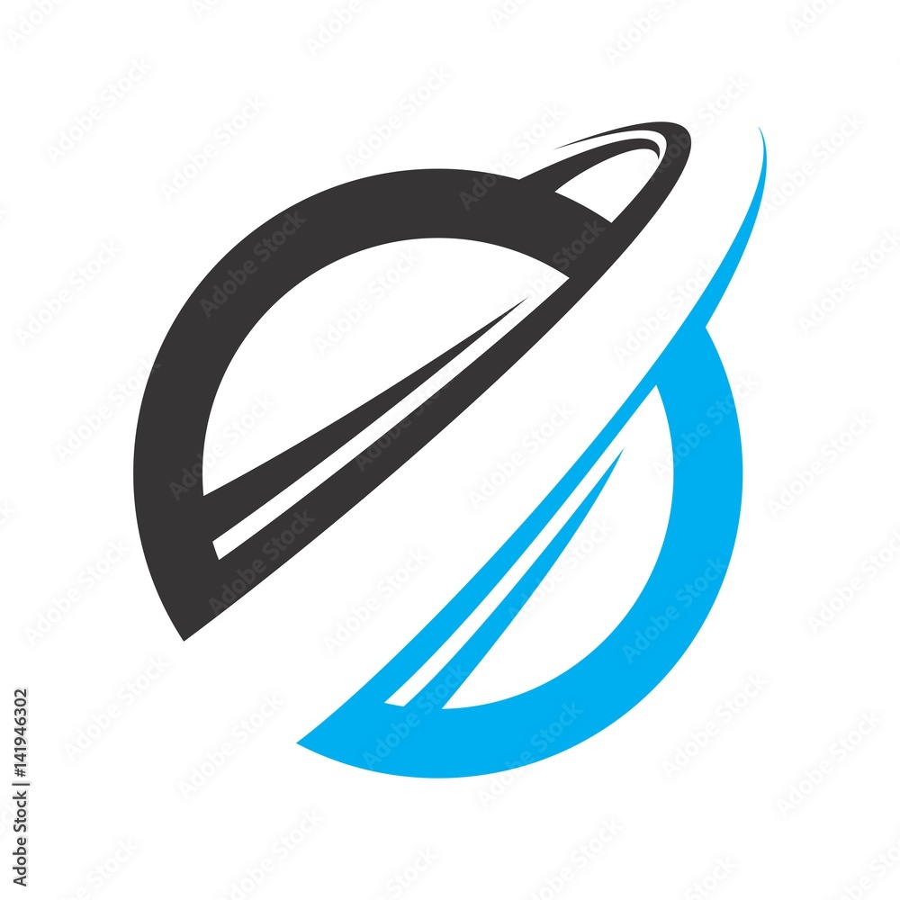 ABSTRACT BLUE ACCOUNTING FINANCIAL MANAGEMENT LOGO DESIGN TEMPLATE ...