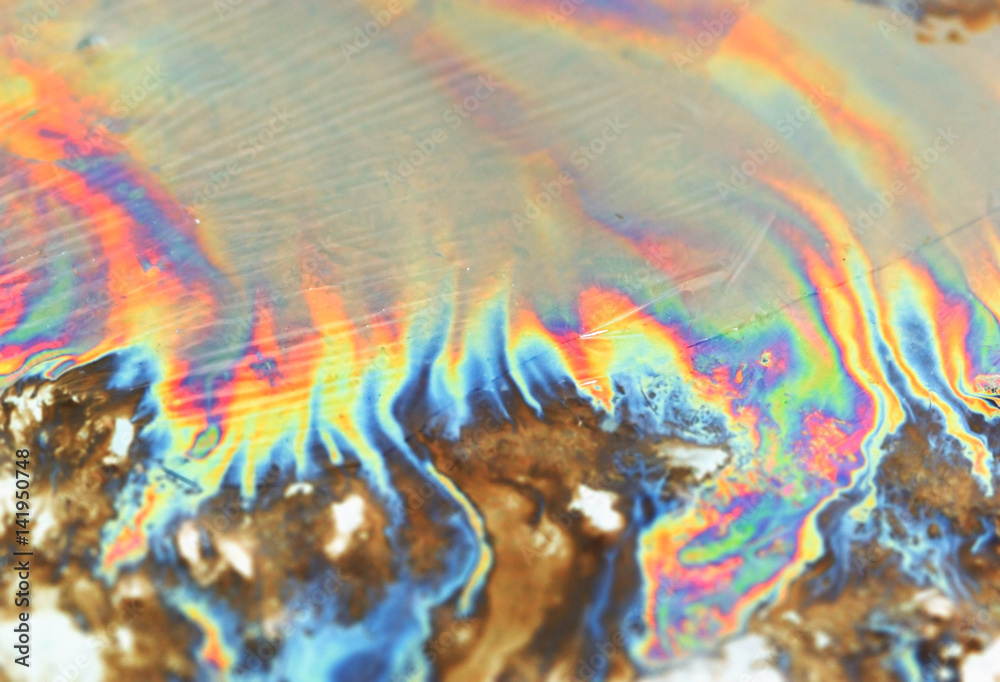 Oil Slick, x-ray effect foto de Stock | Adobe Stock