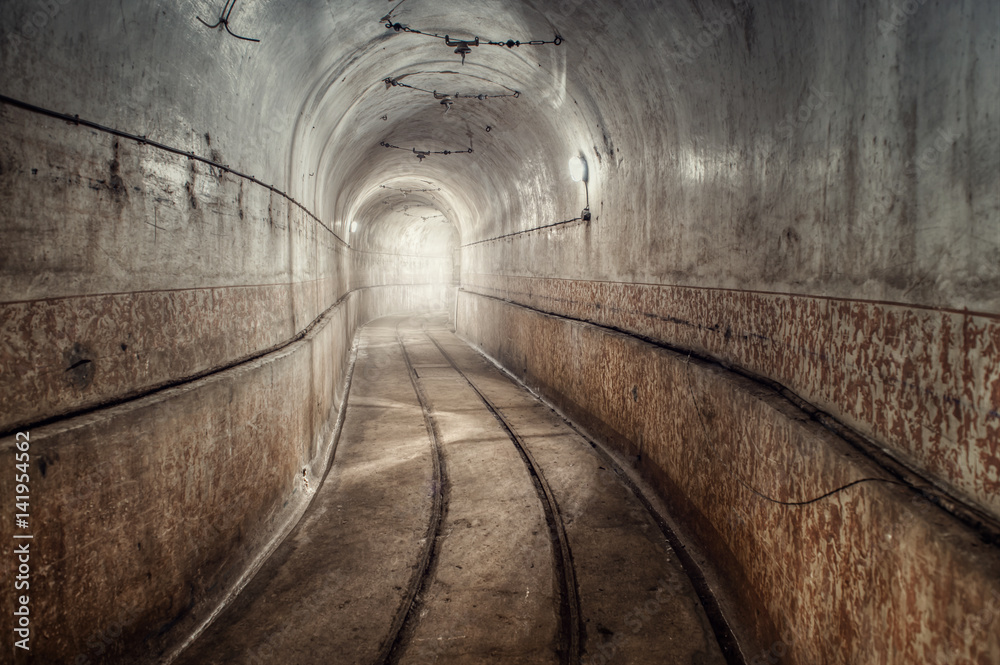 Underground military bunker from second world war Stock Photo | Adobe Stock
