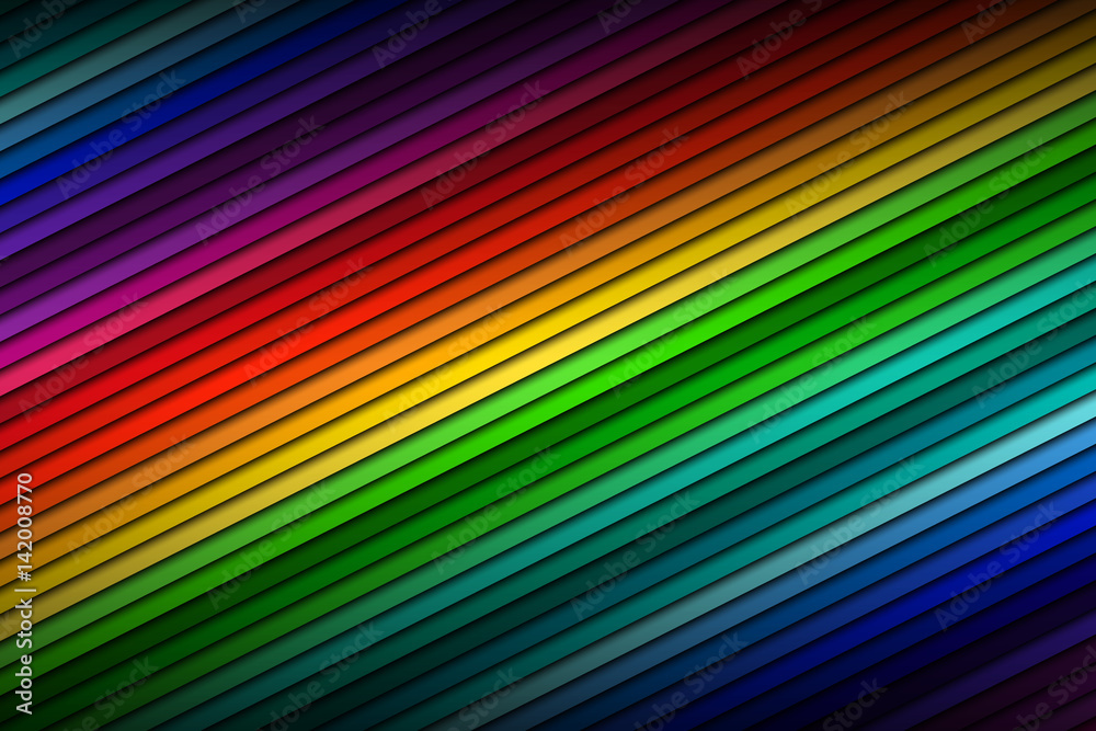 Abstract color palette background, color thin diagonal lines, vector ...