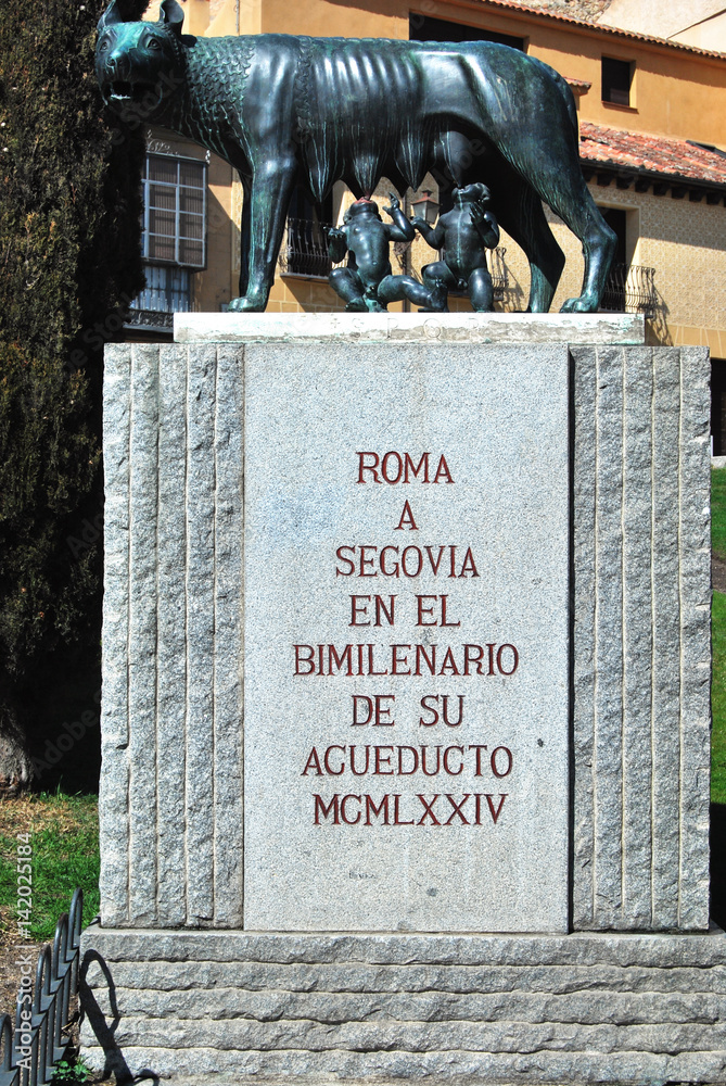 Monumento Loba de Roma Stock Photo | Adobe Stock