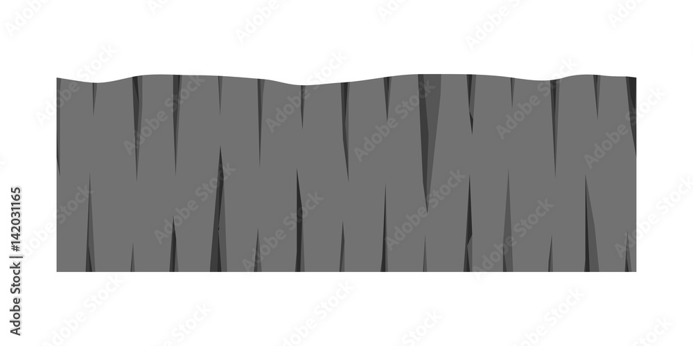 Cross section ground slice isolated some piece nature outdoor ecology ...
