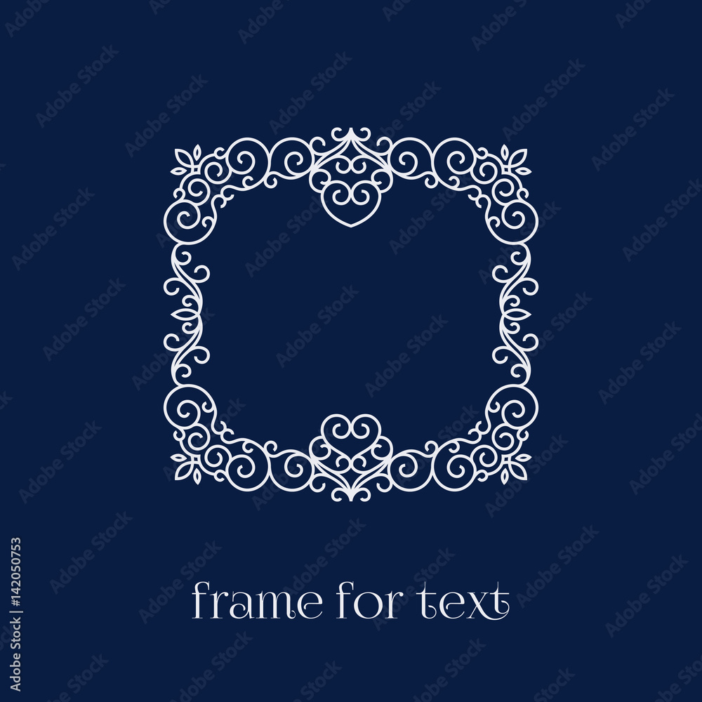 frame for text Stock Vector | Adobe Stock