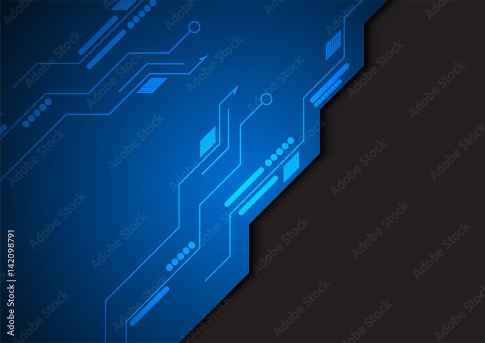 Vector technology hi-tech texture background vector design Stock Vector ...