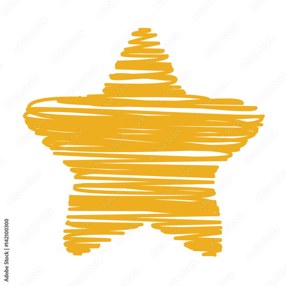 Star logo. Child illustration, vector Stock Vector | Adobe Stock