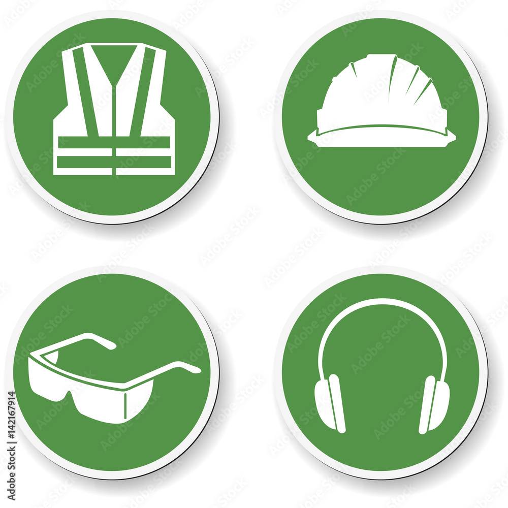 safety sign Stock Vector | Adobe Stock