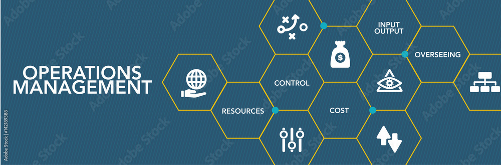 Operatıons Management Icon Concept Stock Vector | Adobe Stock