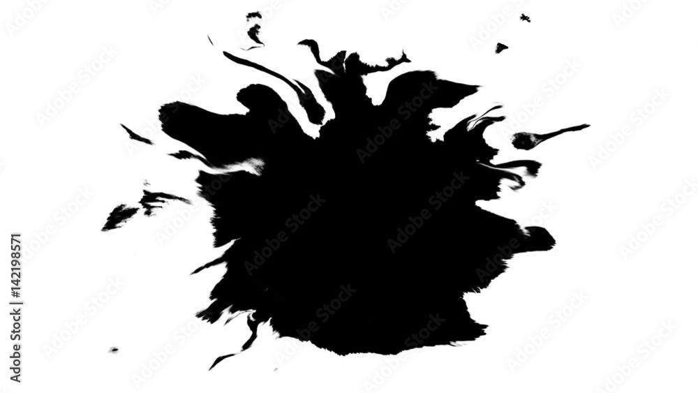 Ink drops on wet paper 20 Stock Video | Adobe Stock