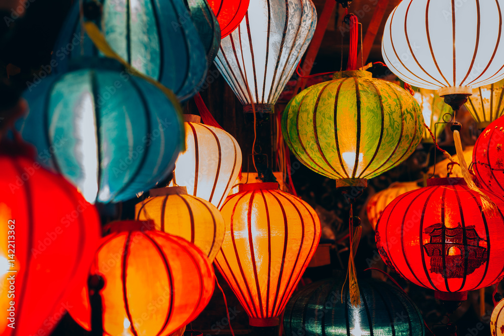 Vietnamese lanterns in Hoi An Stock Photo | Adobe Stock